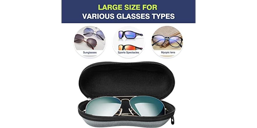 EVA Semi Hard Shell Sunglasses Case