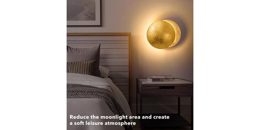 Phases of Moon Wall Fixture
