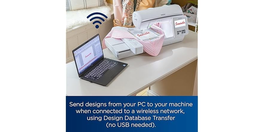 Brother Inno-vis NQ1700E Embroidery Machine With BES Blue Software ...