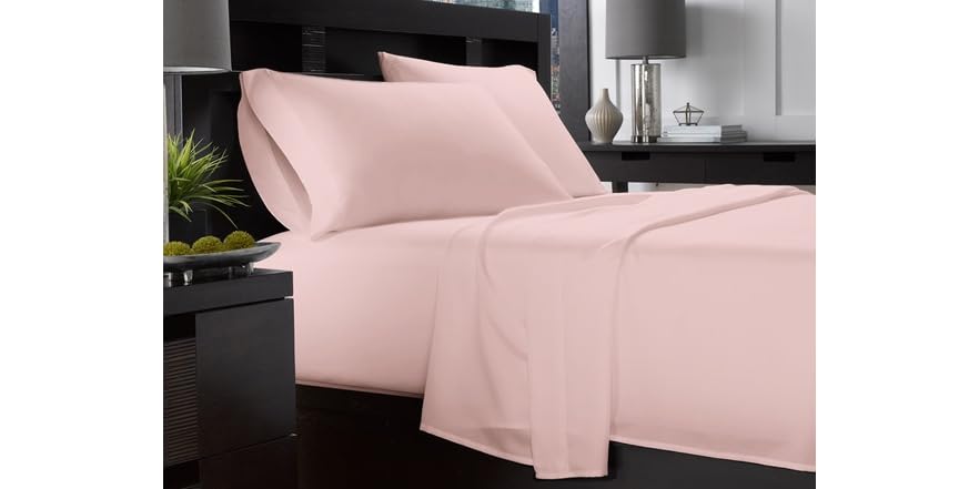 Microfiber Essential Living 4-Piece Sheet Set