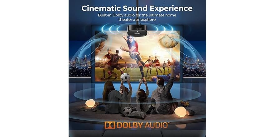 ELEPHAS W1K 4K Projector with Wifi and Bluetooth