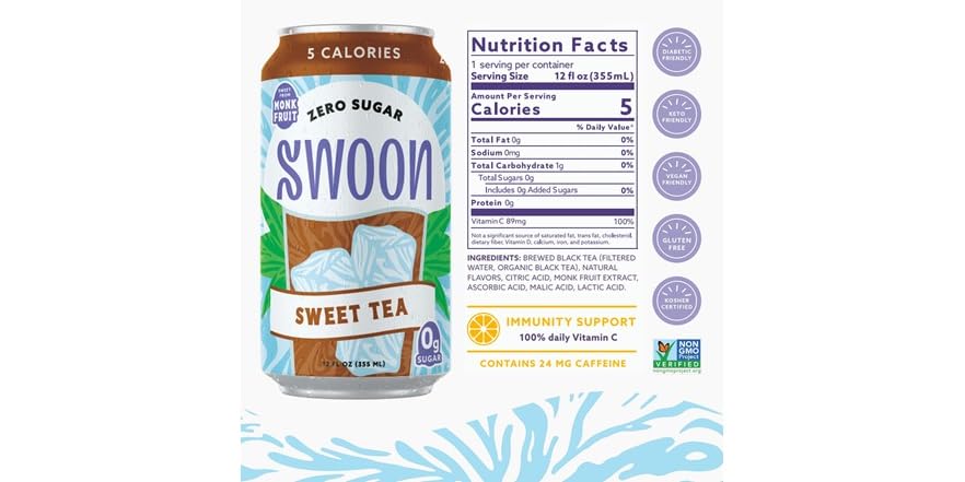 (12 Pack) Swoon Sugar Free Tea: Your Choice