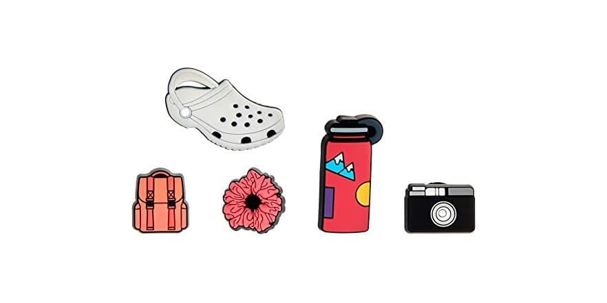 Crocs 5-Pack Vacay Girls Shoe Charms
