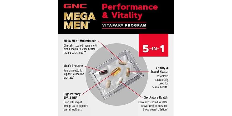 Men Performance Capsule - 30 Vitapaks