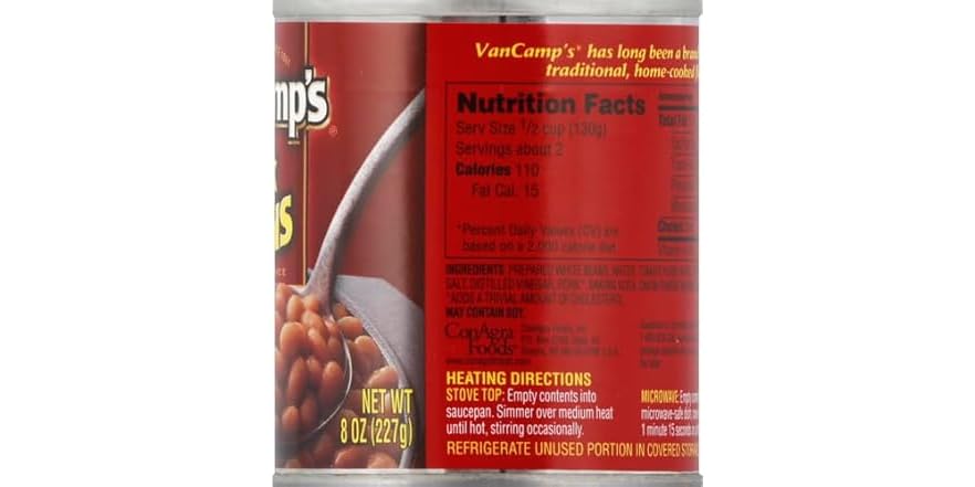 Van Camp's Pork and Beans 8oz