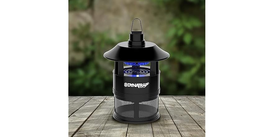 DynaTrap Outdoor Insect Trap, 1/4 Acre, Black