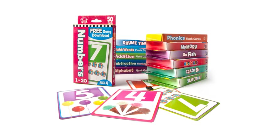 Classic Card Games & Flash Cards Bundle