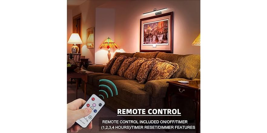 Wireless Gallery Light with Remote