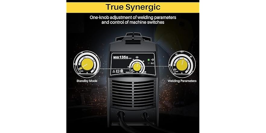 Troozy MIG Welder Flux Core Welder 110V Gasless