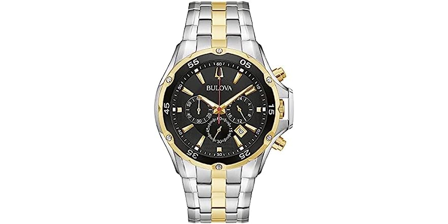 Bulova Men's Classic Sport TwoTone Watch