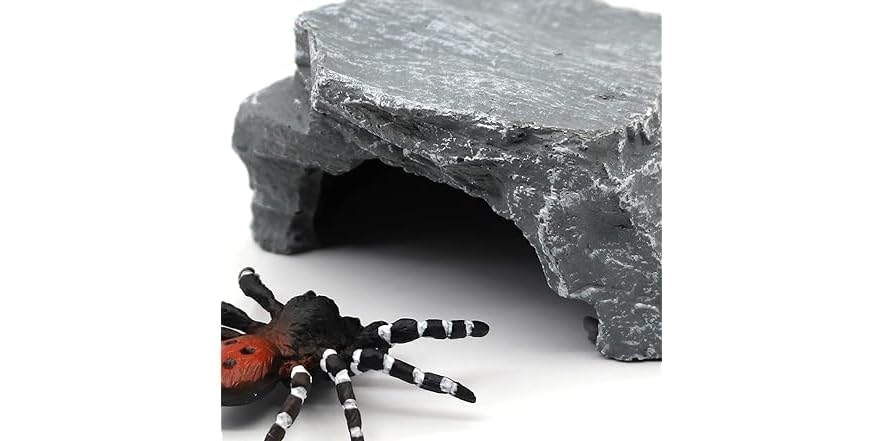 Reptile Rock Hide Cave Hideout 2 Pack