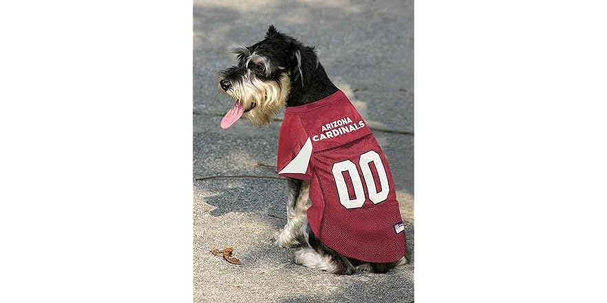 Pets First NFL Arizona Cardinals Dog Jersey