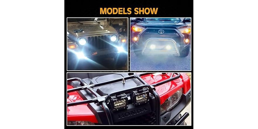 TURBO SII LED 4in 60W Auto Light/Work Light Pods