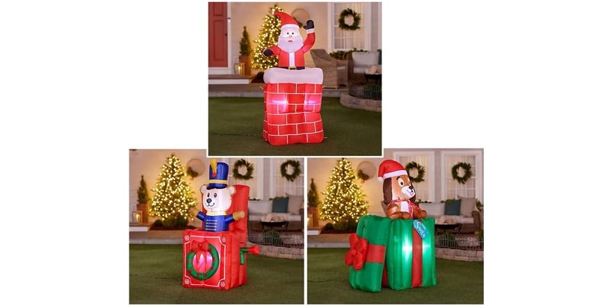Kringle Express Inflatable Pop-Ups
