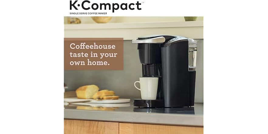 Keurig KEURIG-COMPACT-BLK Keurig K-Compact Black Black (Open Box)