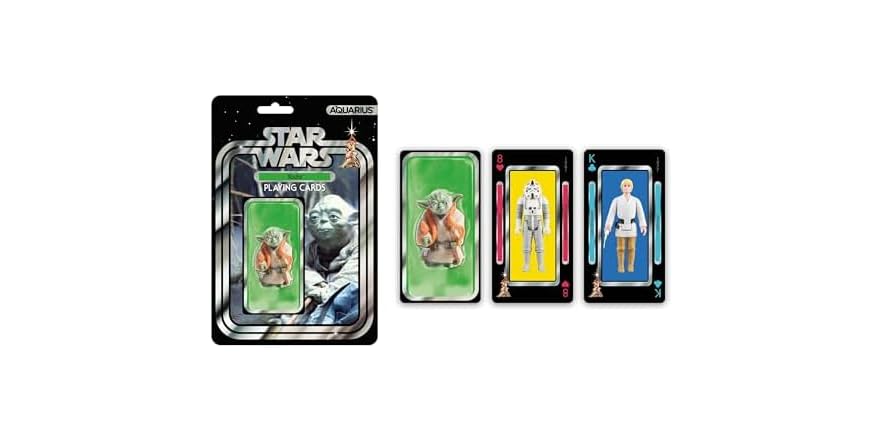AQUARIUS Star Wars Yoda Premium Playing Cards