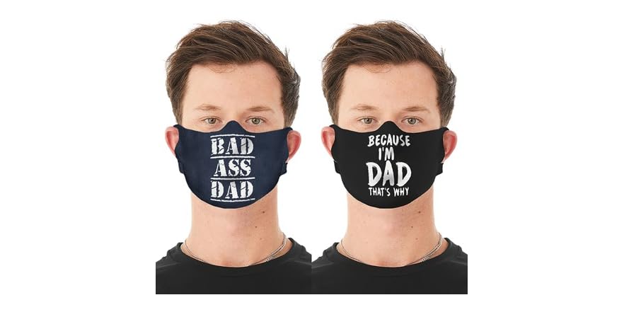 Father's Day Reusable Face Mask 2-Pack