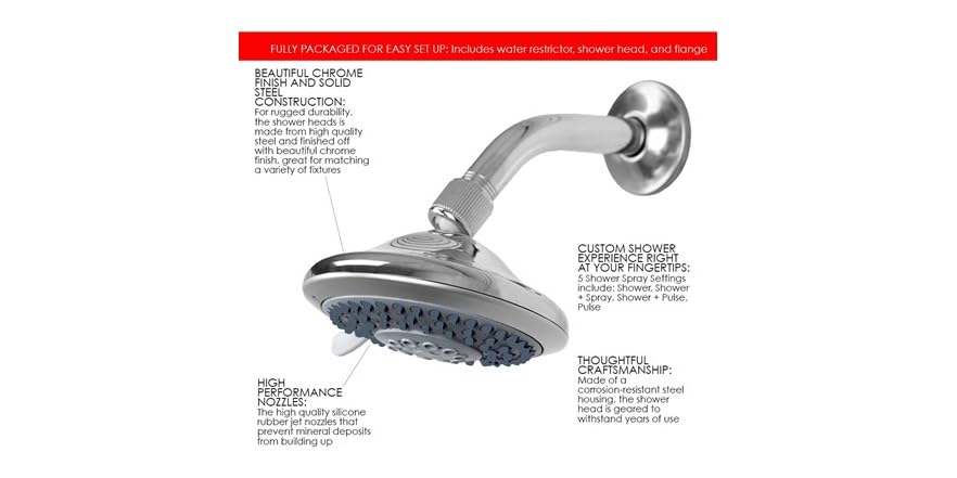 Shower Head 5-Function