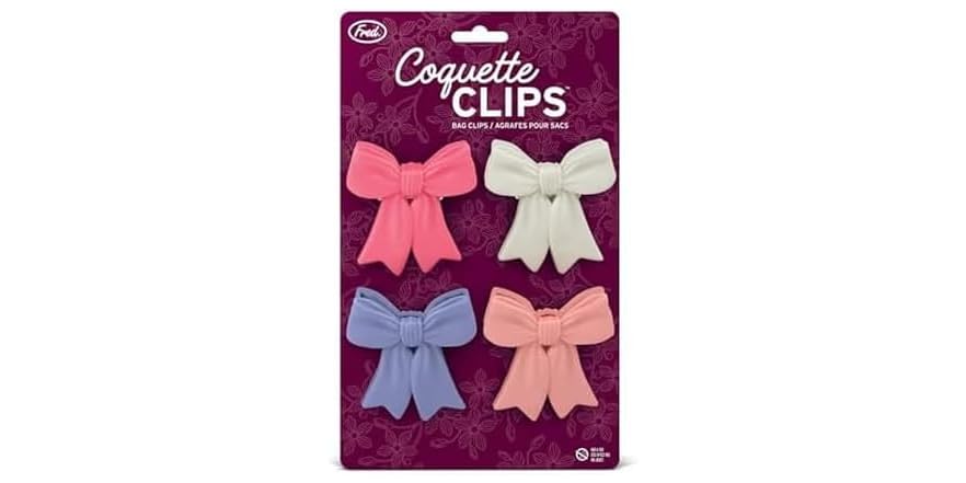 Genuine Fred Charming Ribbon Bow Bag Clips