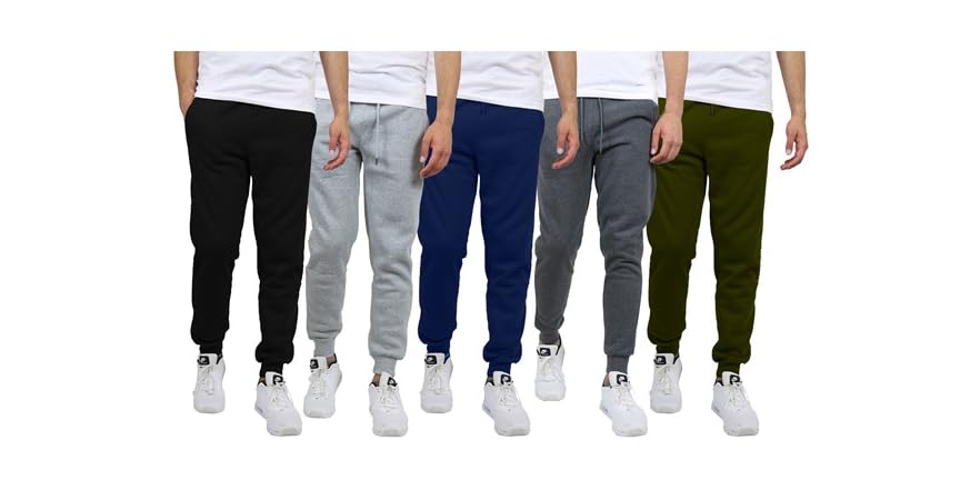 Men's 3PK Fleece-Lined Classic Joggers