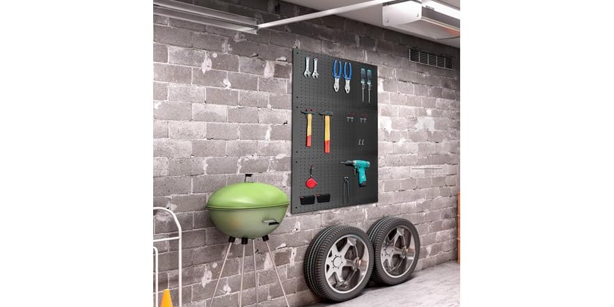 True & Tidy 3PC Pegboard Wall Panels 24"x16"