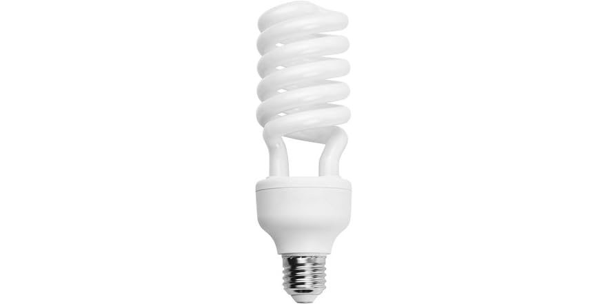 Spiral Fluorescent Light Bulb 45W 2 Pack