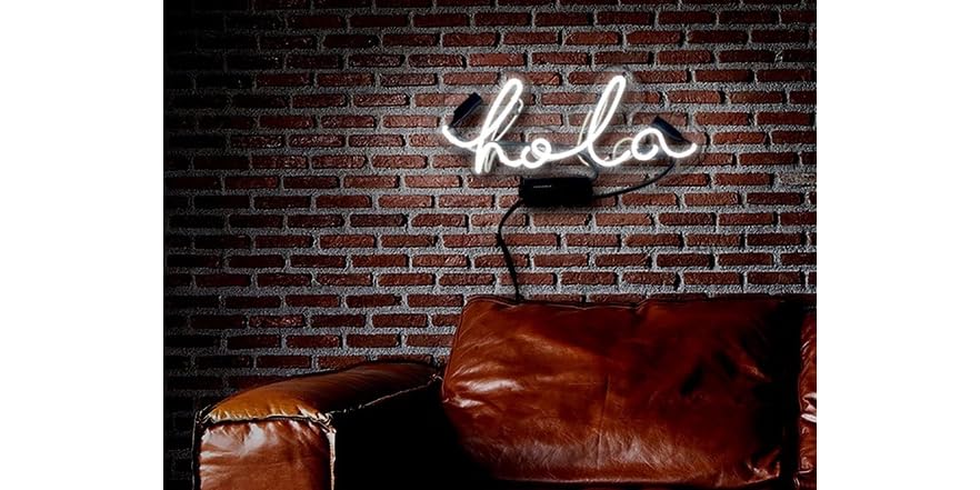 OliverGal 'Hola' Neon Sign