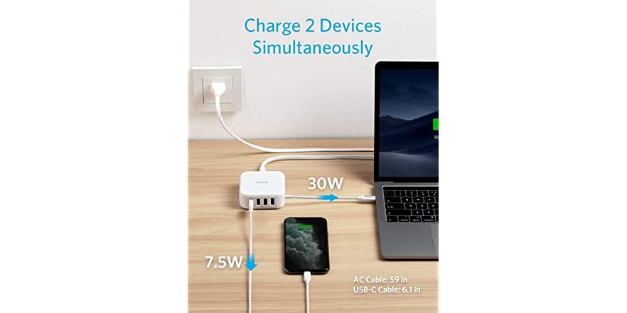 Anker USB C HDMI Hub with AC Adapter