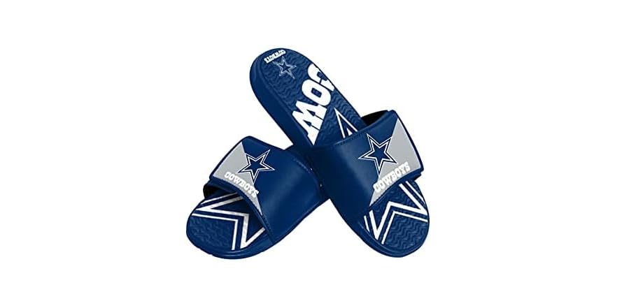 Dallas Cowboys Gel Slides - Medium