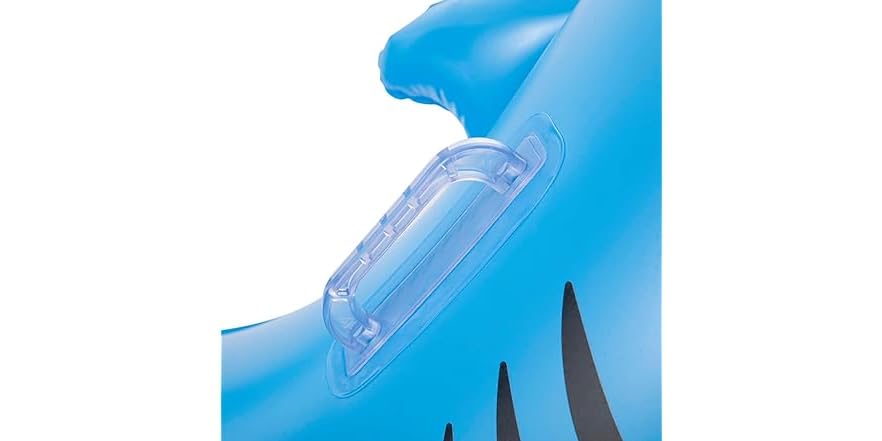 Funsicle Surfin’ Shark Pool Play Inflatable Ride-Ons, Kids & Adults