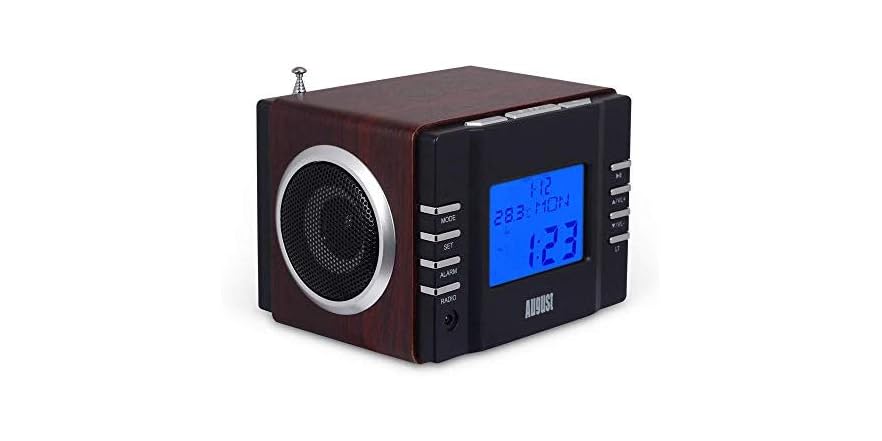 Mini Wooden MP3 Stereo System and Radio