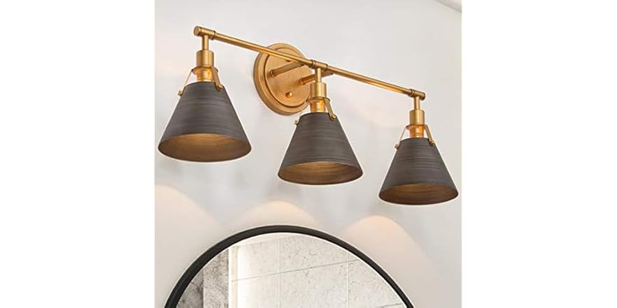 classy leaves Bathroom Light Fixture