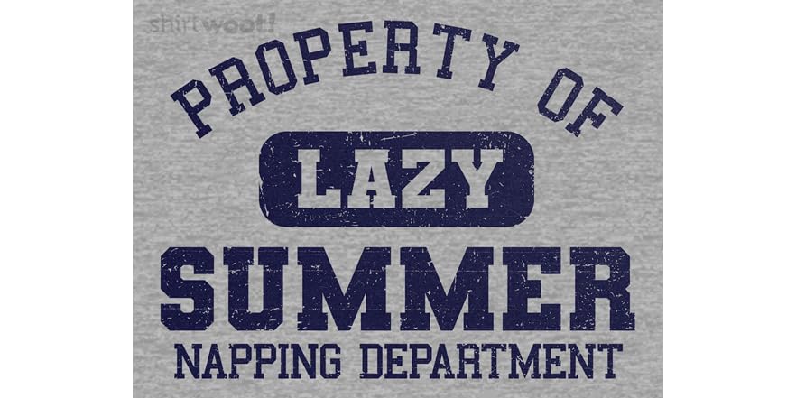 Lazy Summer Napping Department