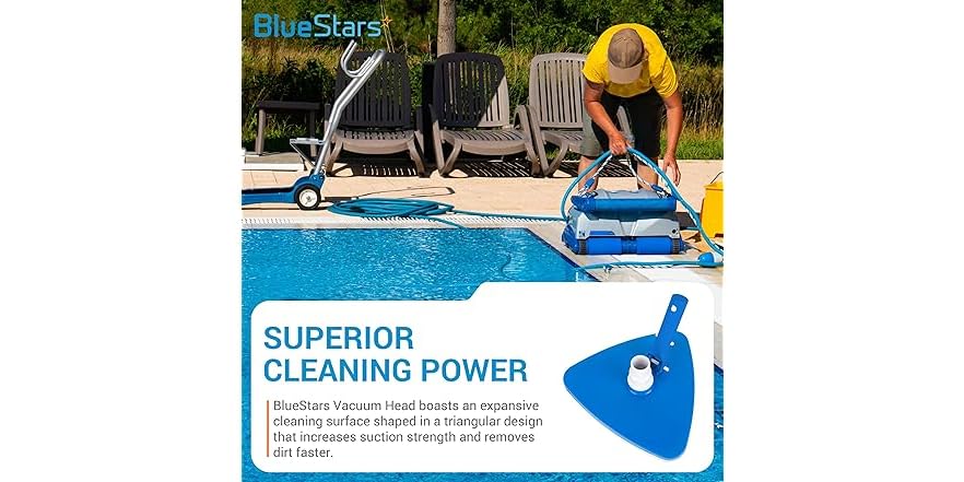 Triangular Pool Vacuum Head with Bristle