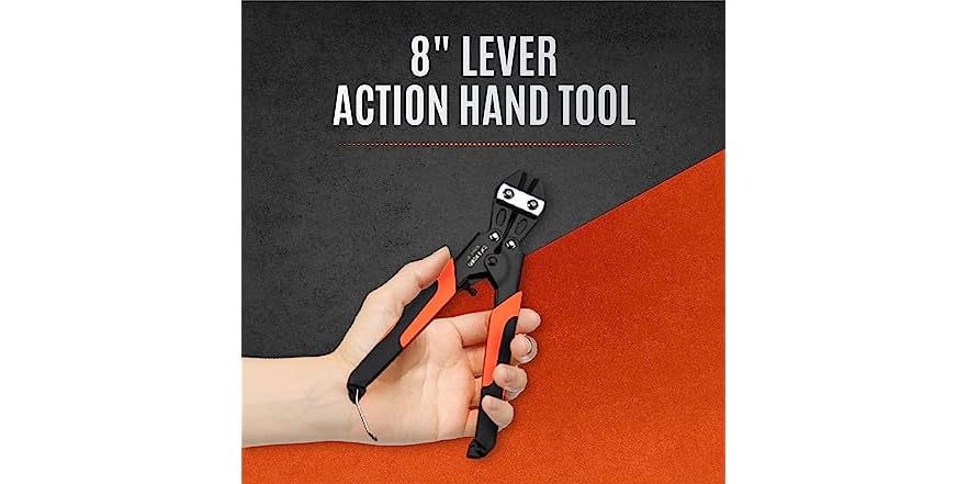 Wire Rope Bolt Cutter (8 inch Wire Cutter)