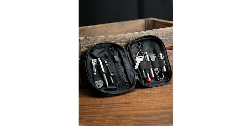 Small 6 Pocket Organizer with Velcro