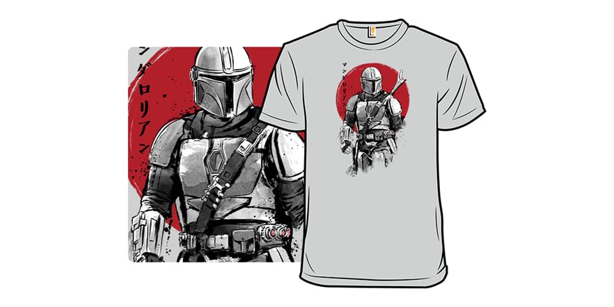 Mando Bounty Hunter sumi-e