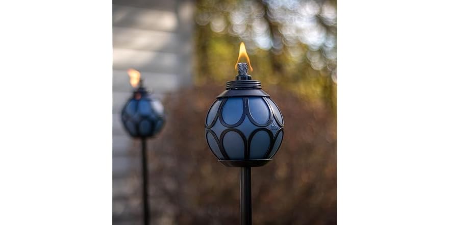 TIKI Brand 2-Pack Metal Globe Torch
