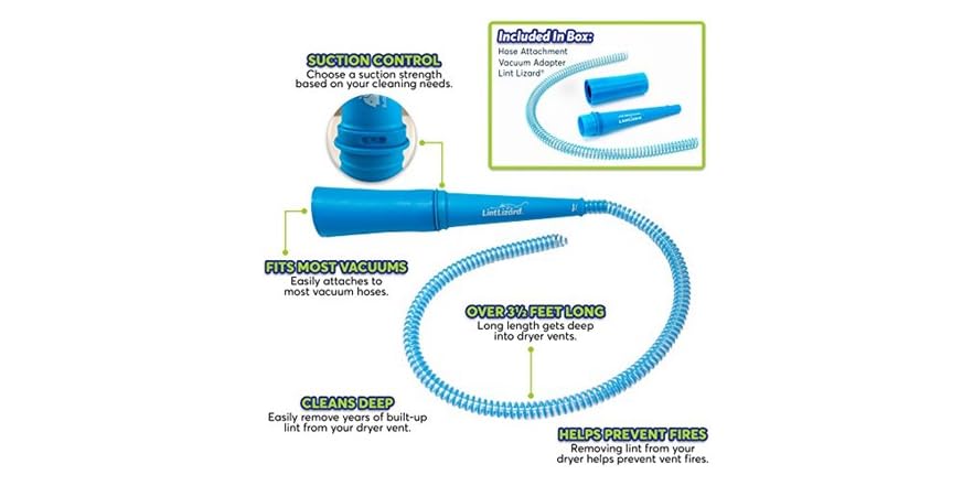 Hurricane Lint Lizard Vaccum Hose Attachment