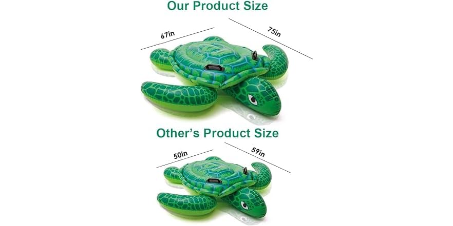 Sea Turtle Ride On Swimming Pool Float