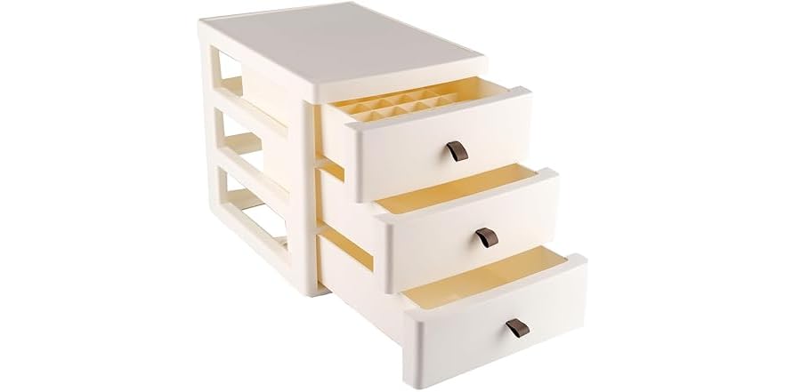 HANAMYA 3-Drawer Desktop Organizer