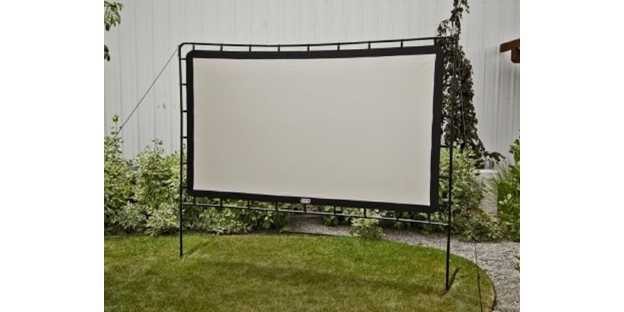 Curved Portable Movie Projection Screen