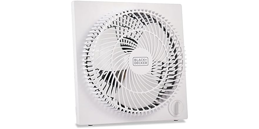 BLACK+DECKER Portable 9 Inch Box Fan