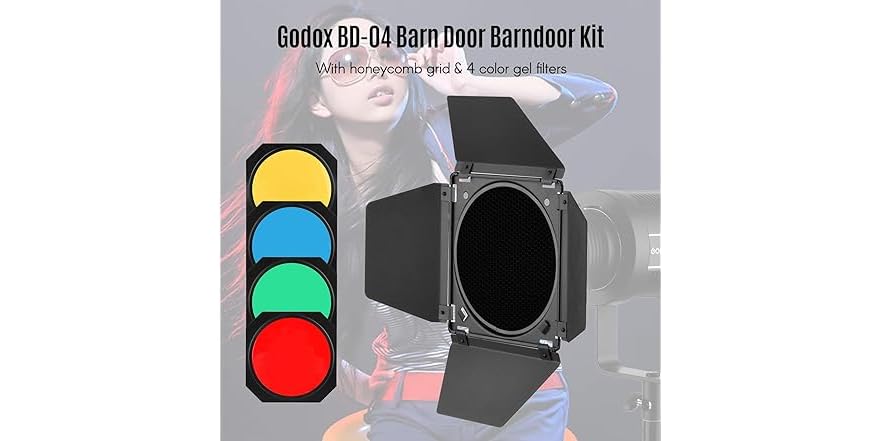 4 Pack Honeycomb Color Gel Filter