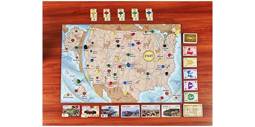 Trekking The National Parks The Family Board Game
