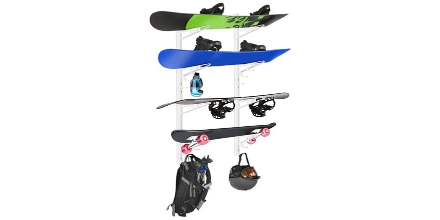 Delta 4-Tier Multi Sport Wall Rack