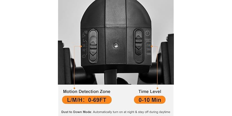40W LED Security Lights Dual-Head Flood Wall Light 3000K/5000K Light