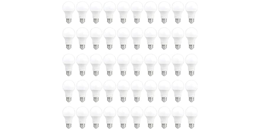 AmazonCommercial 60W A19 LED Bulbs, Soft White