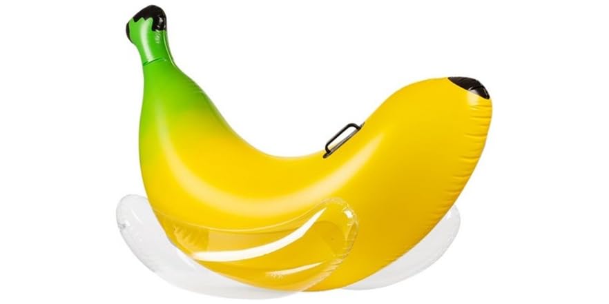 ZoneInflatable Banana Pool Float Rocker