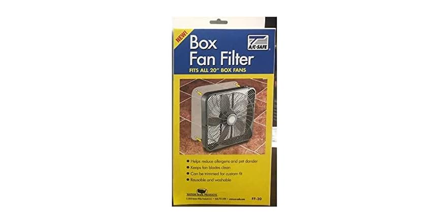 Box Fan Filter